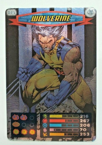 WOLVERINE 2013 Marvel Spiderman Heroes & Villains Power Card Collection ...