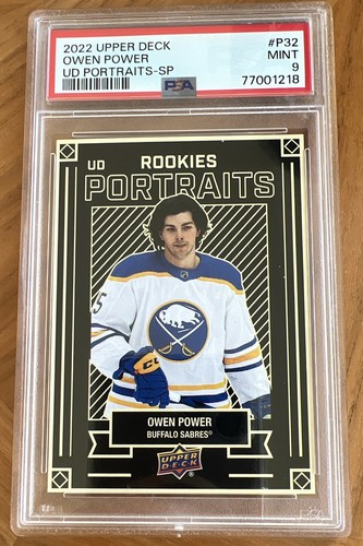 2022-23 Upper Deck Series 1 - UD Portraits #P-32 Owen Power (RC) for ...