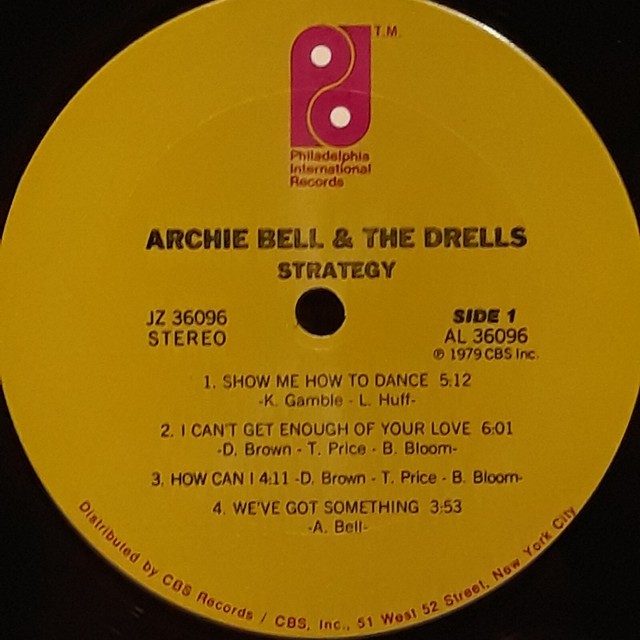 Vinyl Record Album Soul Funk LP Strategy Archie Bell & The Drells (c ...