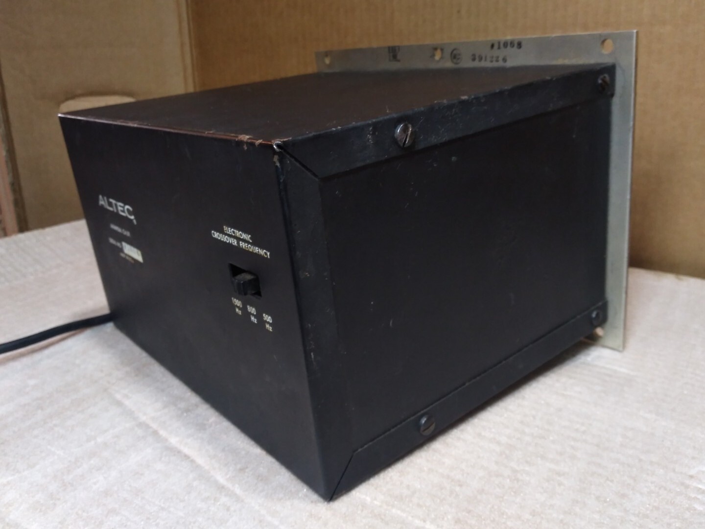 ALTEC LANSING 771 Electronic Crossover Biamplifier Untested | eBay