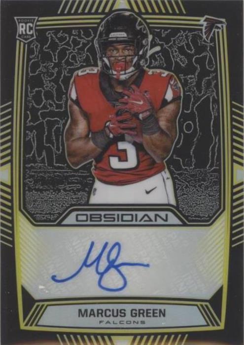 2019 Panini Obsidian - Rookie Autographs Marcus Green #RA-MGR Electric ...