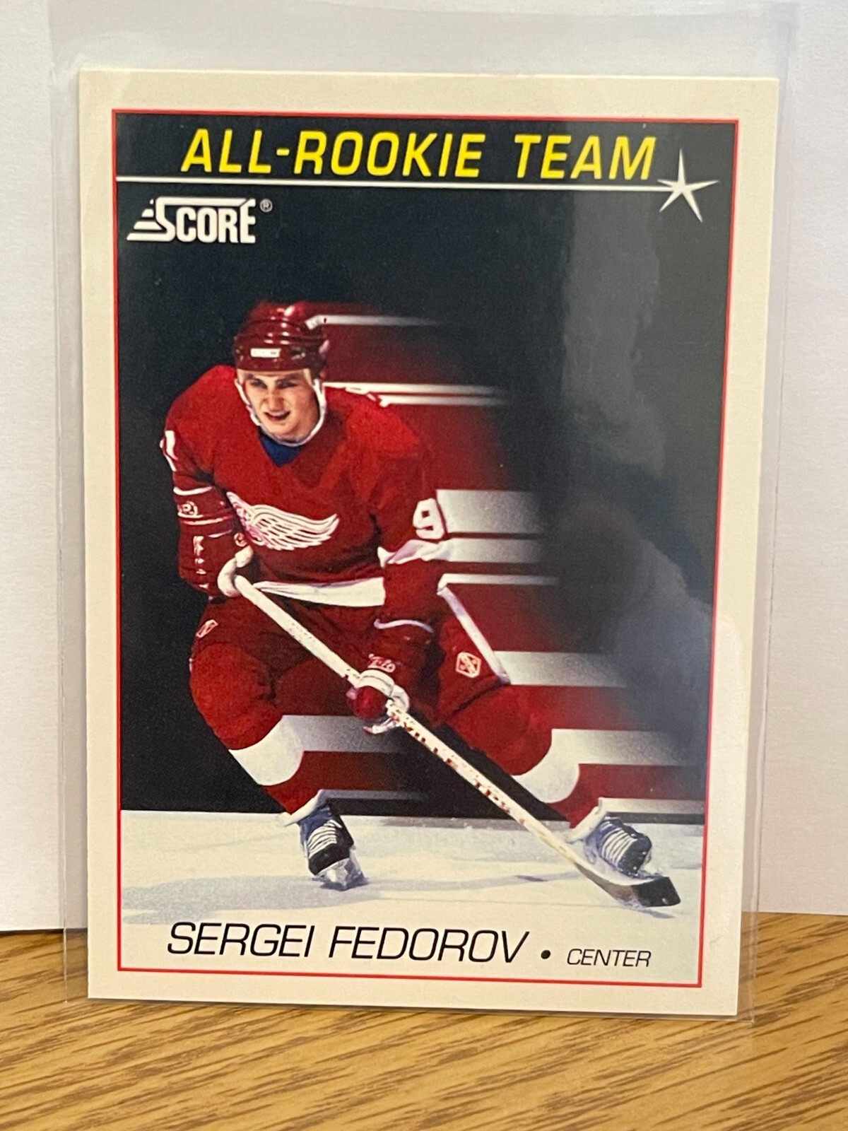 1991 Score hockey Sergei Fedorov all rookie team card #352 | eBay
