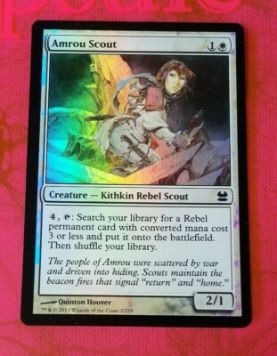 1x Amrou Scout | FOIL | Modern Masters | MTG Magic Cards | eBay