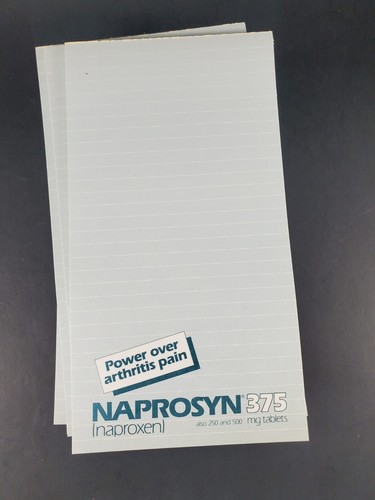 Huge Lot Of 12 Naprosyn Notepad Paper Pad Vintage Pharmaceutical Drug ...