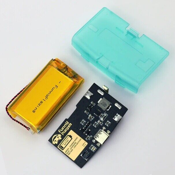 FunnyPlaying Gameboy Advance Rechargeable Battery Mod 1800mAh Li-ion ...