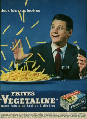 Publicité ancienne frites Végétaline 1961 issue de magazine | eBay