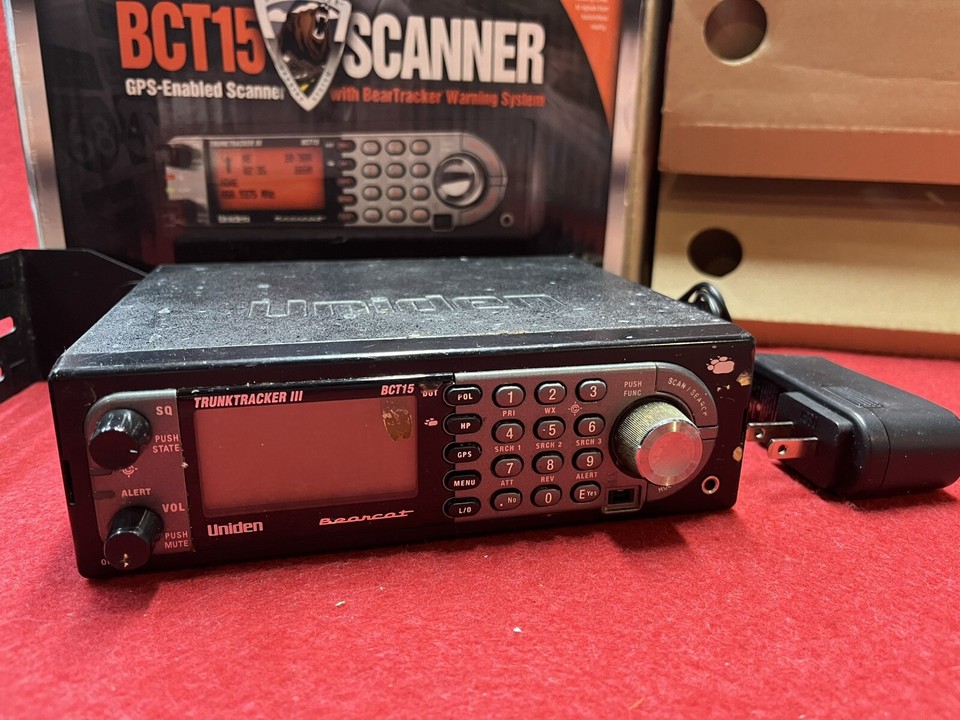 UNIDEN BEARCAT BCT15 TRUNKTRACKER ANALOG POLICE SCANNER | eBay