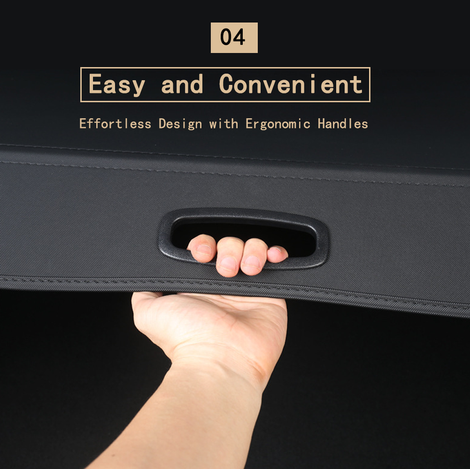 Rear Trunk Shade Retractable Shield Cargo Cover for Tucson NX4 2022 ...