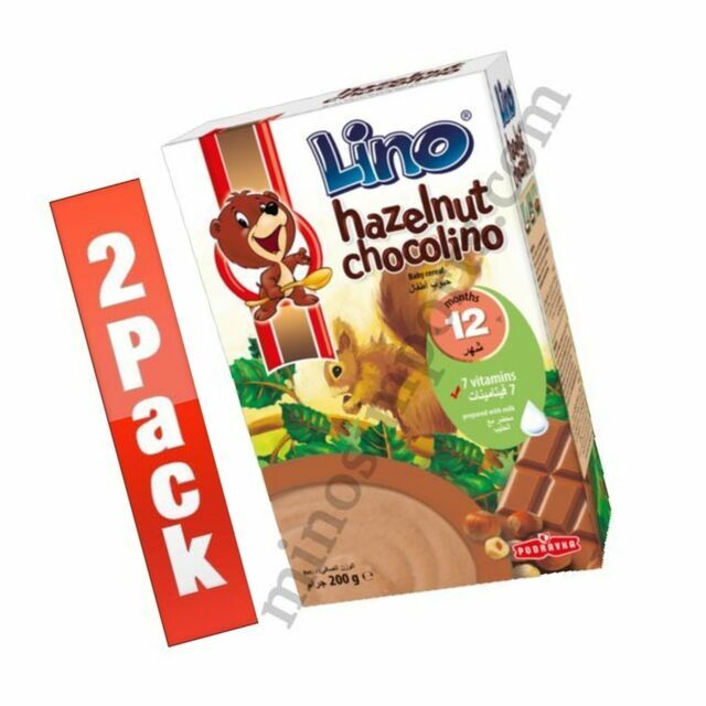 Lino Hazelnut Chocolino Instant Cereal Flakes 2pack Total 7oz. X 2 by ...