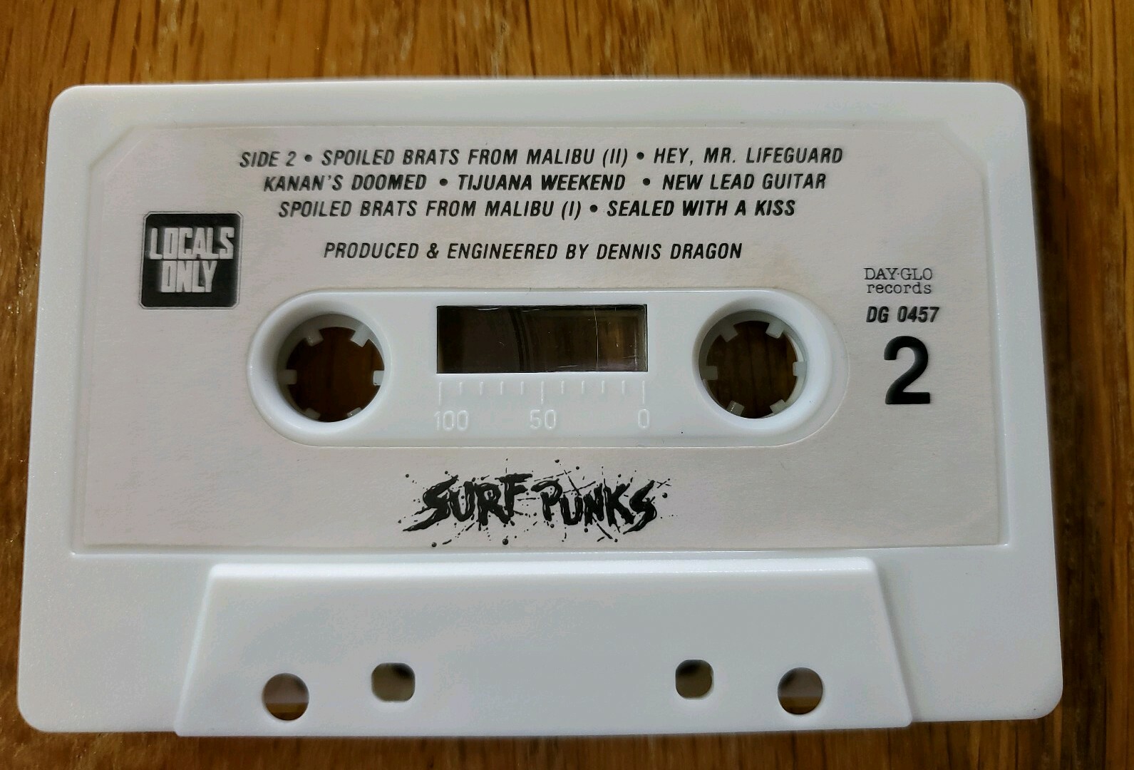 Surf Punks - Locals Only - 1991 NEW Cassette DayGlo!!! Dennis Dragon ...