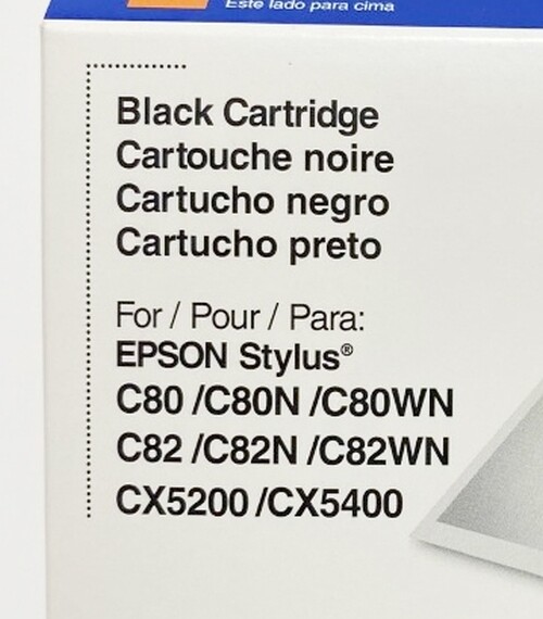 Genuine Epson Photo Black Ink Cart (T032120) - Stylus C80/C82 - Expired ...