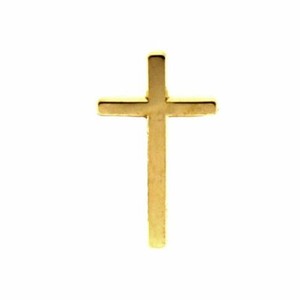 Gold Cross Pin, Christian Cross Lapel Pin, Christian Pins - 4 Cross ...