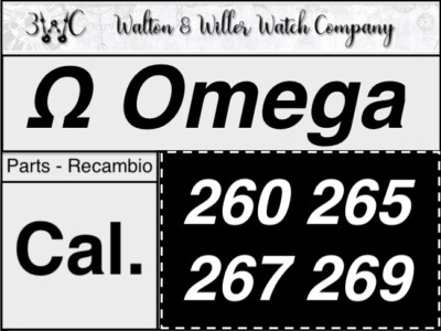 NOS [ 1X ] OMEGA Cal. 260 265 267 269 spare parts watch vintage | eBay UK