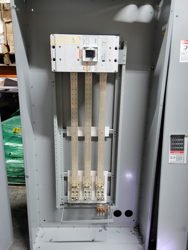 Eaton 800 Amp Panel PRL4B 3PH 480 DELTA NO NEUTRAL MCB MAIN BREAKER ...