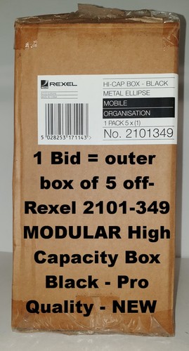 Rexel 2101-349 1 Outer =5 Boxes A4 MODULAR ELLIPSE Hi Cap Pro Quality ...