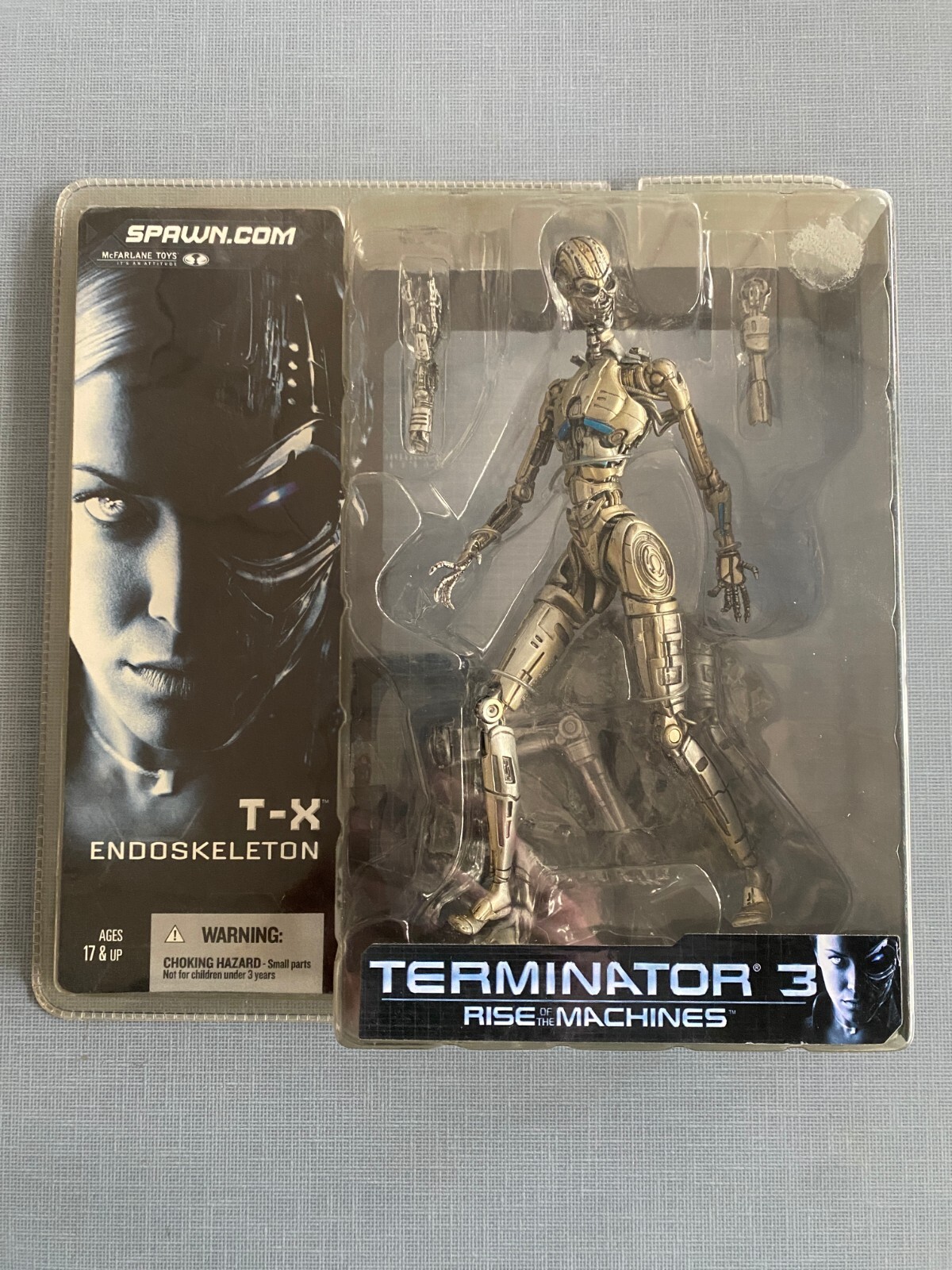 Terminator 3 T-X Endoskeleton Action Figure 2003 McFarlane Toys- # ...
