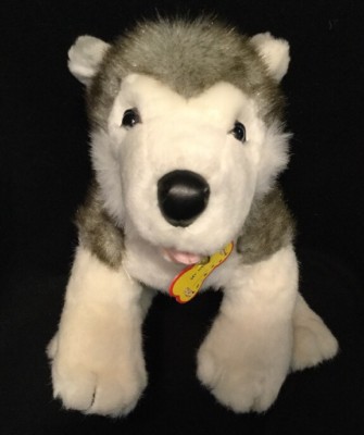 Build A Bear Workshop Siberian Husky Huskie Dog Puppy Plush Stuffed ...