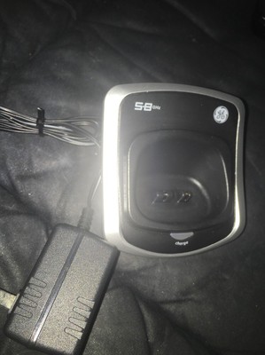 ge 5.8 ghz cordless phone handset charging base | eBay