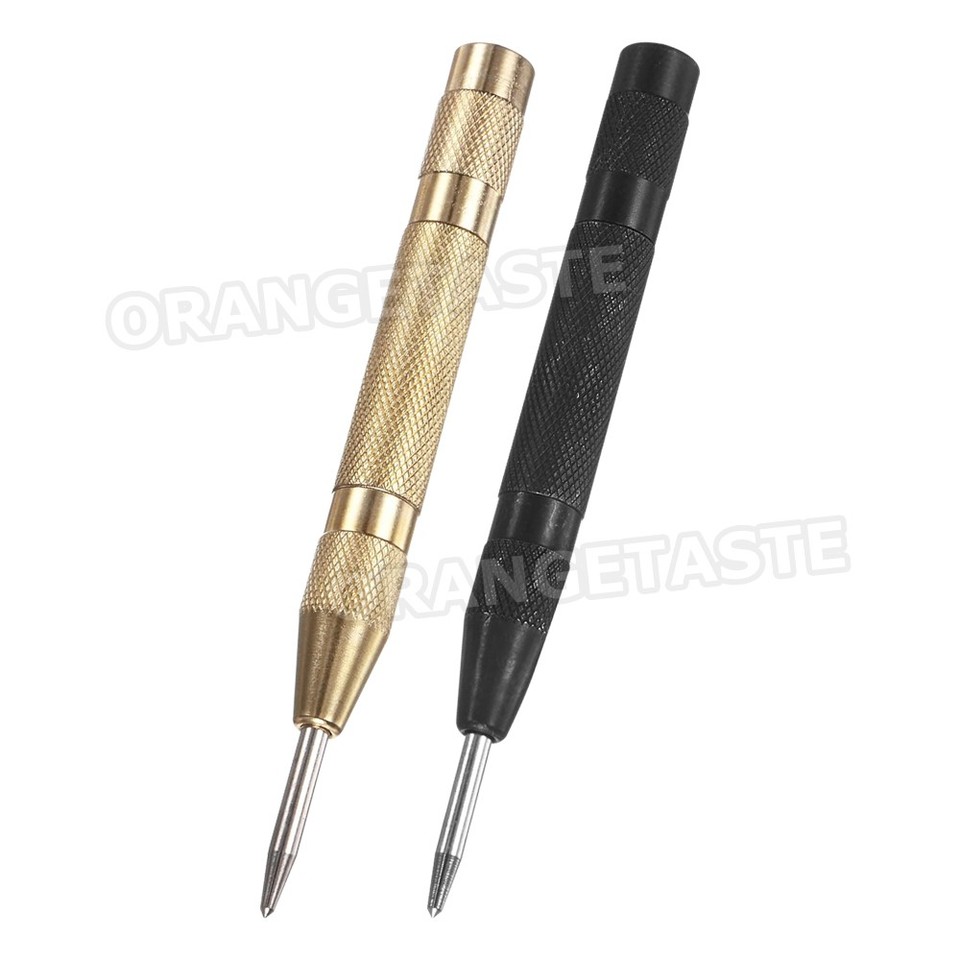 2PCS Heavy Duty Automatic Centre Punch Brass Bodied Spring Loaded Auto ...