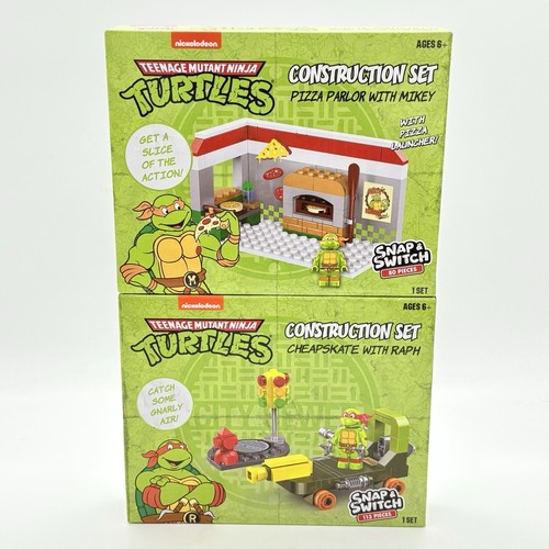 Teenage Mutant Ninja Turtles Construction Set Blocks Cheapskate & Pizza ...