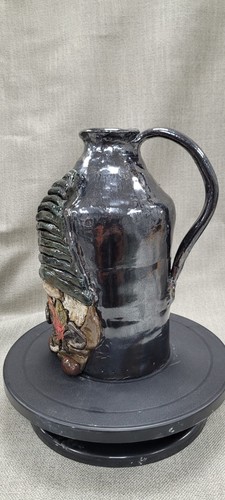 Southern Folk Art Fall Gnome Pottery Jug | eBay