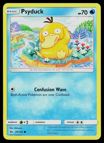 Pokemon SM Base Set 28/149 Psyduck | eBay