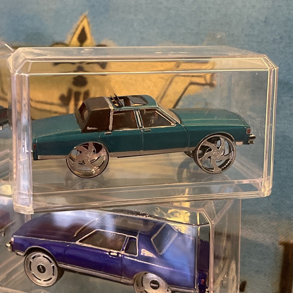 CUSTOM CANDY TURQUOISE 1/64 1986 CHEVROLET CAPRICE CLASSIC BROUGHAM LS ...