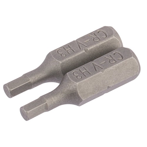 Draper Screwdriver Bit Esagonale 3Mm 1/4" Hex 25Mm Lungo Confezione Di ...