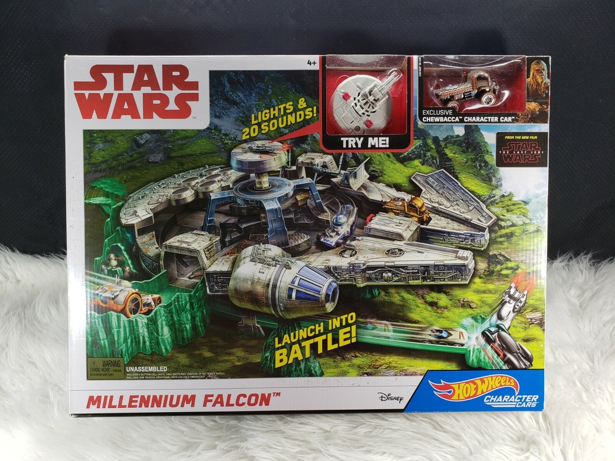 Hot Wheels Star Wars Millennium Falcon Playset eBay