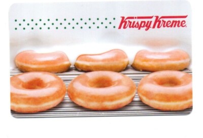 Krispy Kreme Doughnuts Glazed Donuts Gift Card No $ Value Collectible ...