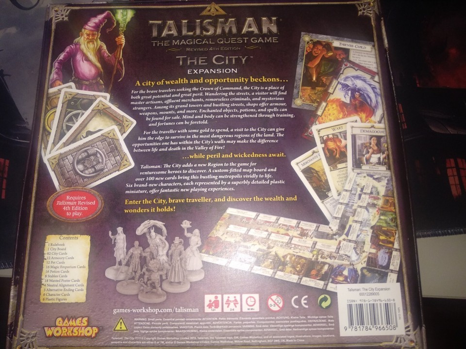 talisman 4th edition The city expansion | eBay