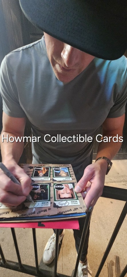 Jordan Litz Custom Signed Card - Played Fiyero In Wicked On Broadway | eBay