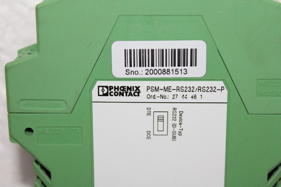 PHOENIX CONTACT PSM-ME-RS232/RS232-P Interface Converter Art. No ...