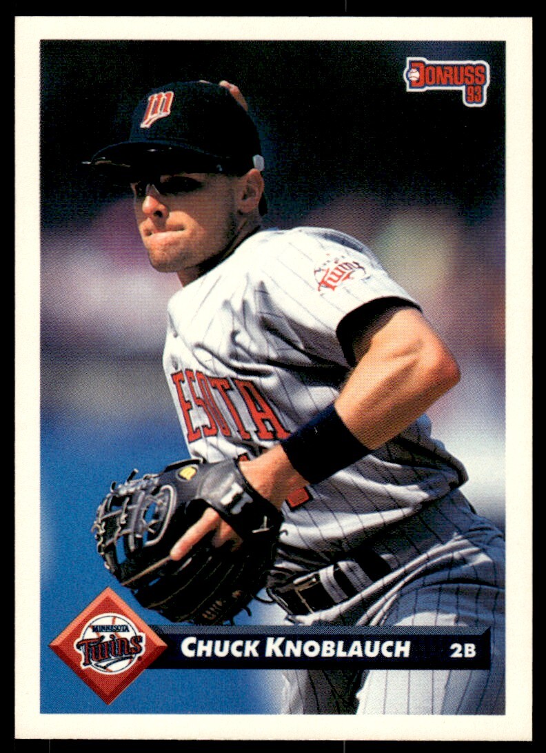 1993 Donruss Baseball Card Chuck Knoblauch Minnesota Twins #415 | eBay