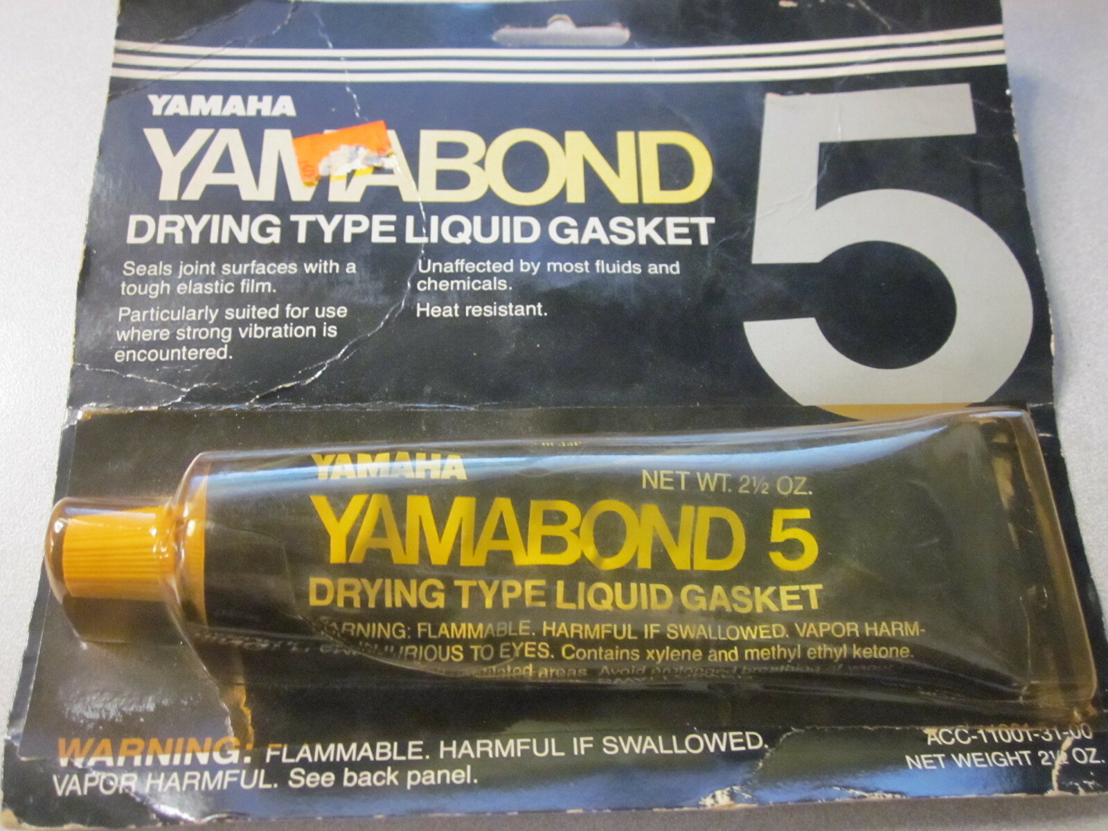 NOS Yamaha ACC-11001-31-00 Yamabond 5 Drying Type Liquid Gasket 2 1/2 ...
