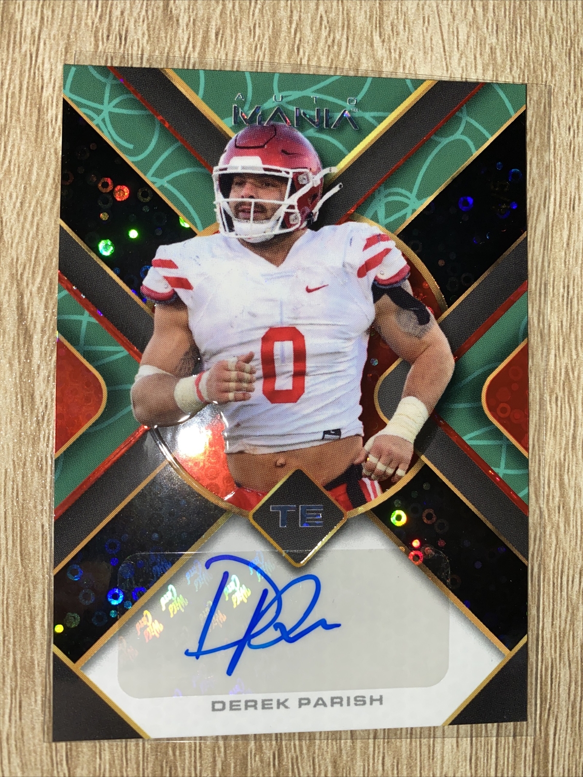 Derek Parish 2023 Wild Card Auto Mania #AMTH-A #4/5 SP RC Houston ...