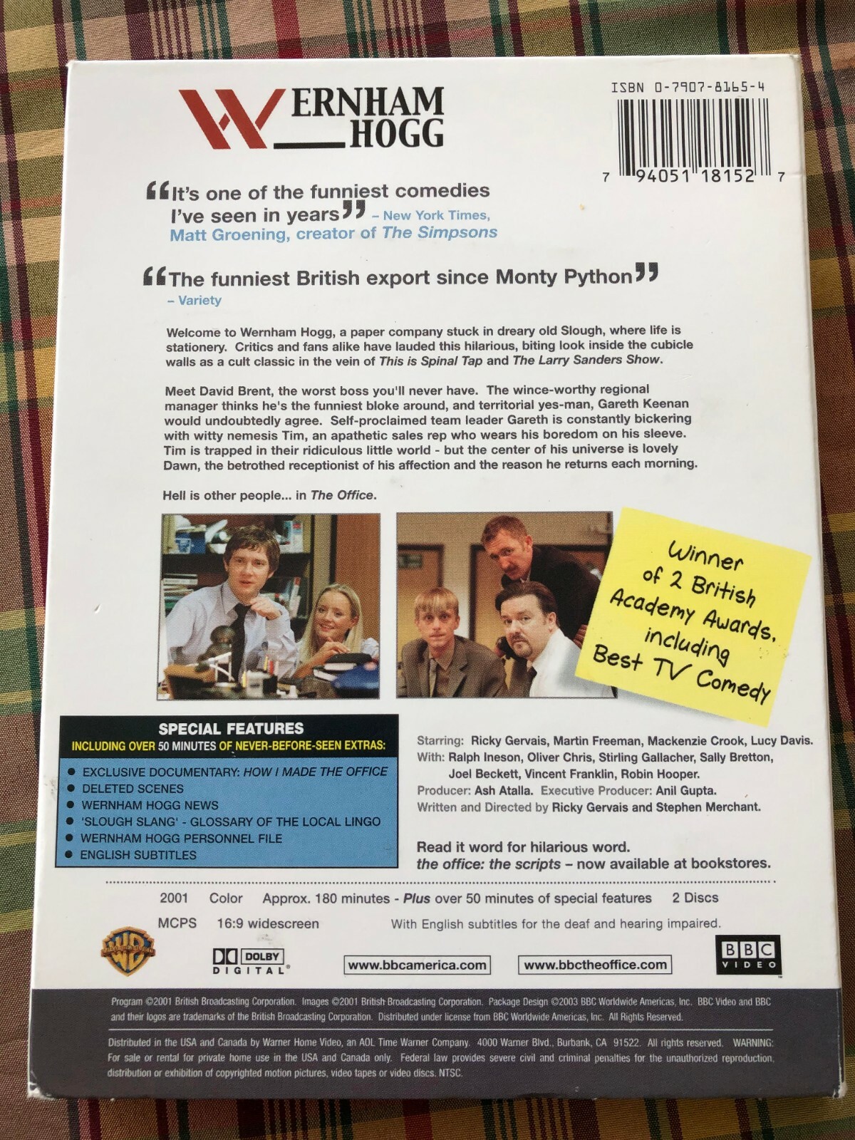 The Office (UK Version): The Complete First Series (DVD, 2003, 2-Disc ...