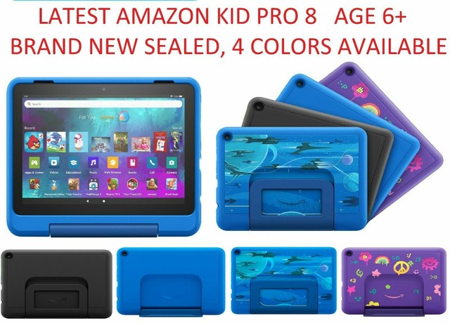 Amazon Fire HD 8 Kids Pro 10th Gen 32GB, Wi-Fi, 8" - Black for sale ...