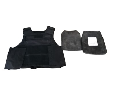 Ex Police Body Armour With Soft Filler & Ballistic Hard plates 44 ...