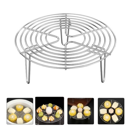 Tray Stand 304 Stainless Steel Cookware Steamer Rack Steamer Shelf Pot ...