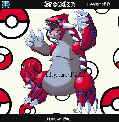 Pokemon Espada y un Escudo - Groudon Shiny 6IV con Master Ball | eBay