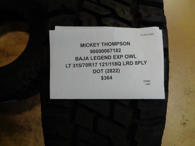 Mickey Thompson Baja Legend EXP 315/70R17 Tire for sale online | eBay
