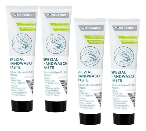 Workzone® Spezial-Handwaschpaste ohne Mineralöl 4 x 300 ml ( 1200 ml ) | eBay