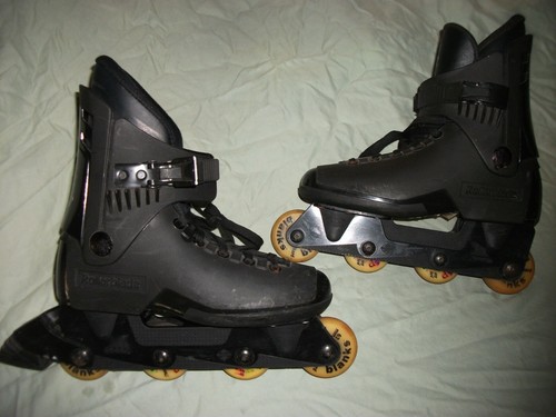 INLINE BOXCAR HARD SHELL SKATES SIZE 6 GREAT SHAPE UNIQUE DESIGN | eBay