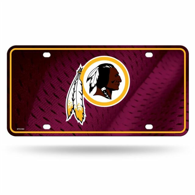 Washington Redskins Metal License Plate NFL Auto Tag Football Vanity ...
