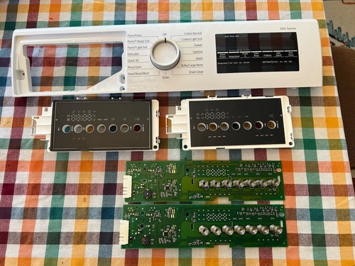 Bosch 500 Washing Machine Front Selector Panel Button Knob LCD Display ...