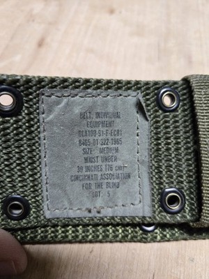 Medium- US Military Individual Equipment Belt ALICE LC-2 LC2 Green Army ...