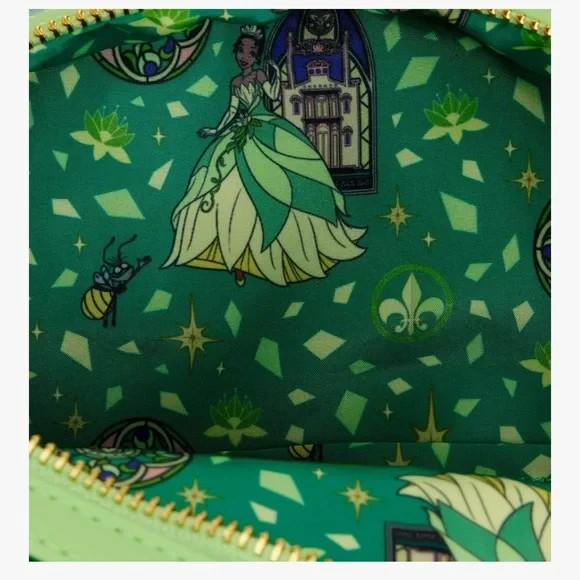 Loungefly Disney Princess Stained Glass Collection: Tiana Mini-Backpack ...