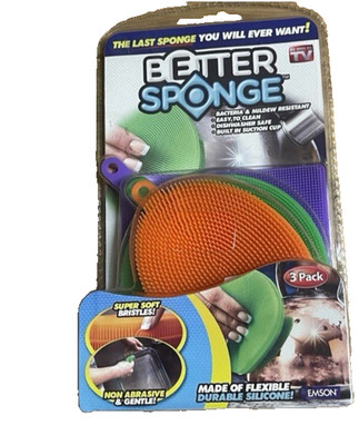 Better Sponge -As Seen On TV Silicone Mildew-Free Sponges - Pack of 3 ...