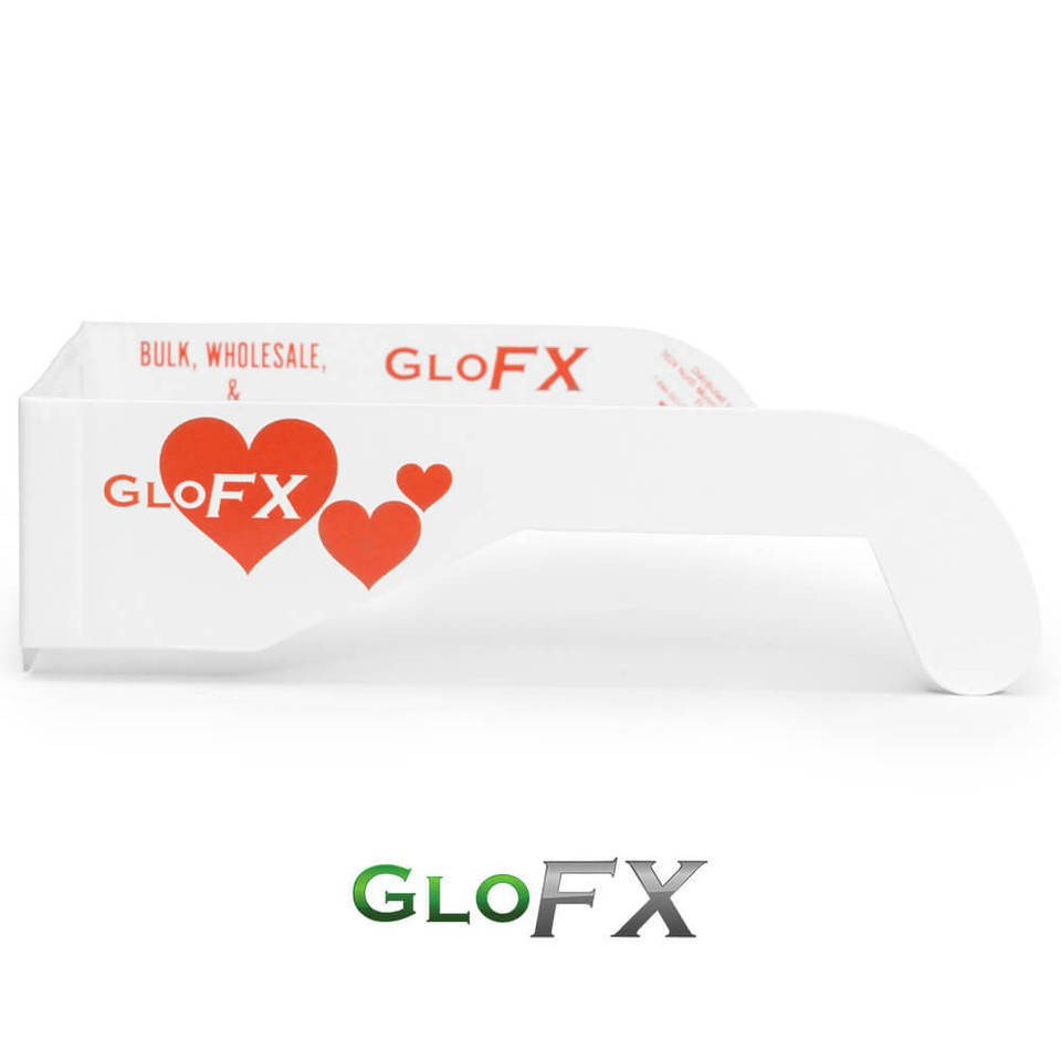 GloFX Heart Effect Paper Cardboard Diffraction Glasses Heart Shape ...
